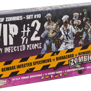 CMON Zombicide Box of Zombies 10 Very Infected People 2 Board Game