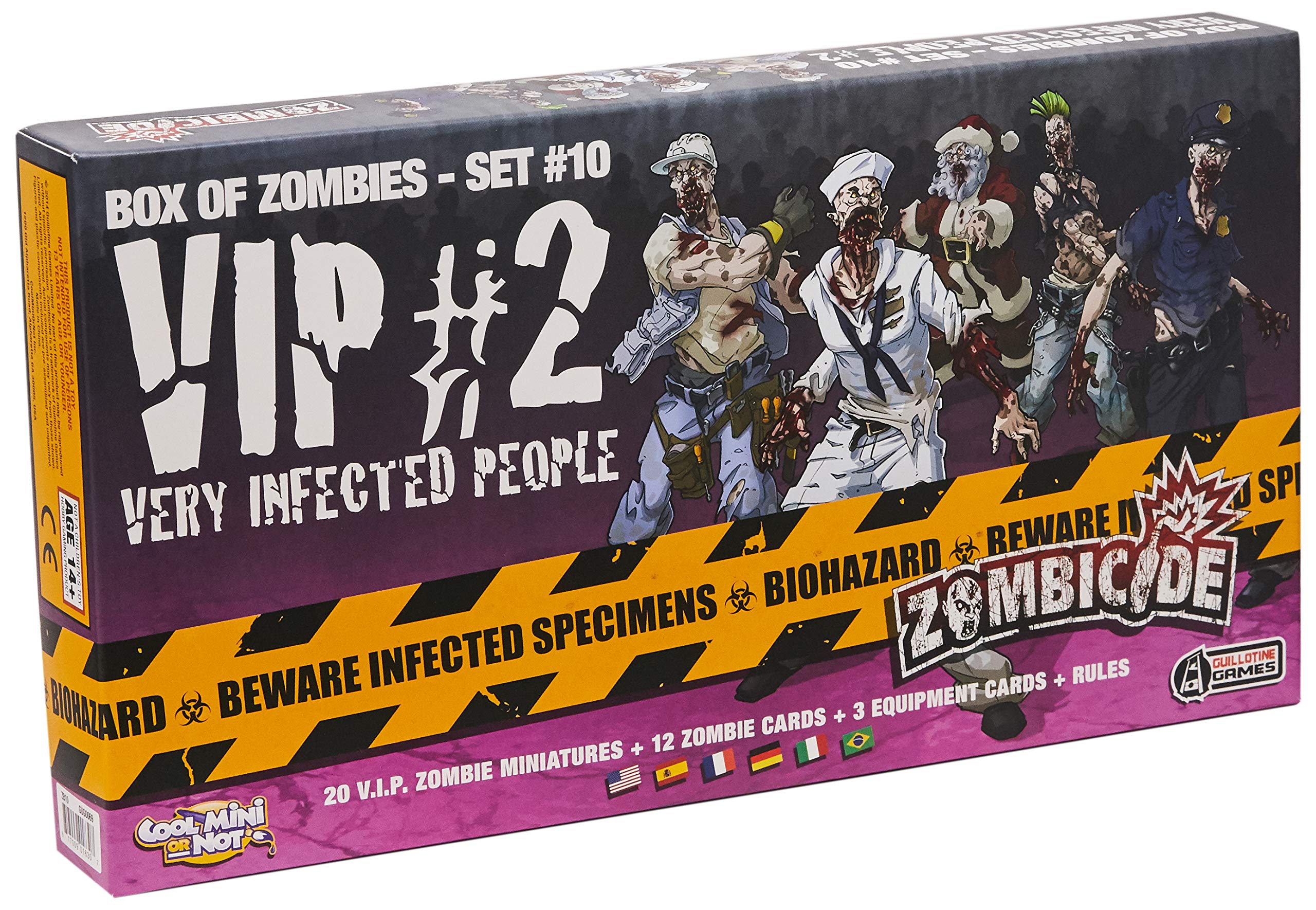 CMON Zombicide Box of Zombies 10 Very Infected People 2 Board Game