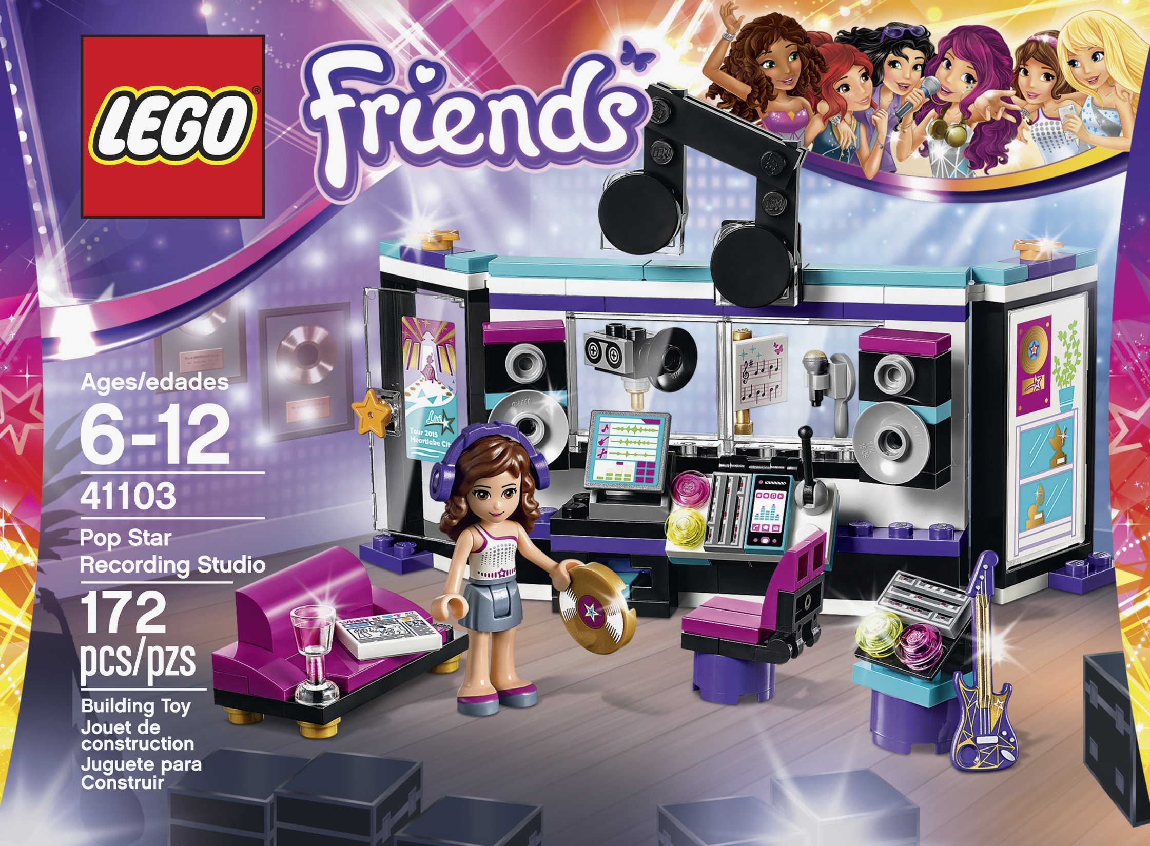 LEGO Friends 41103 Pop Star Recording Studio Building Kit