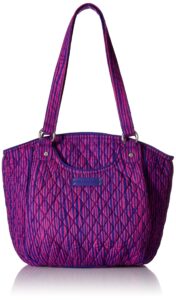 vera bradley women's glenna impressionista stripe handbag, 12x5x10