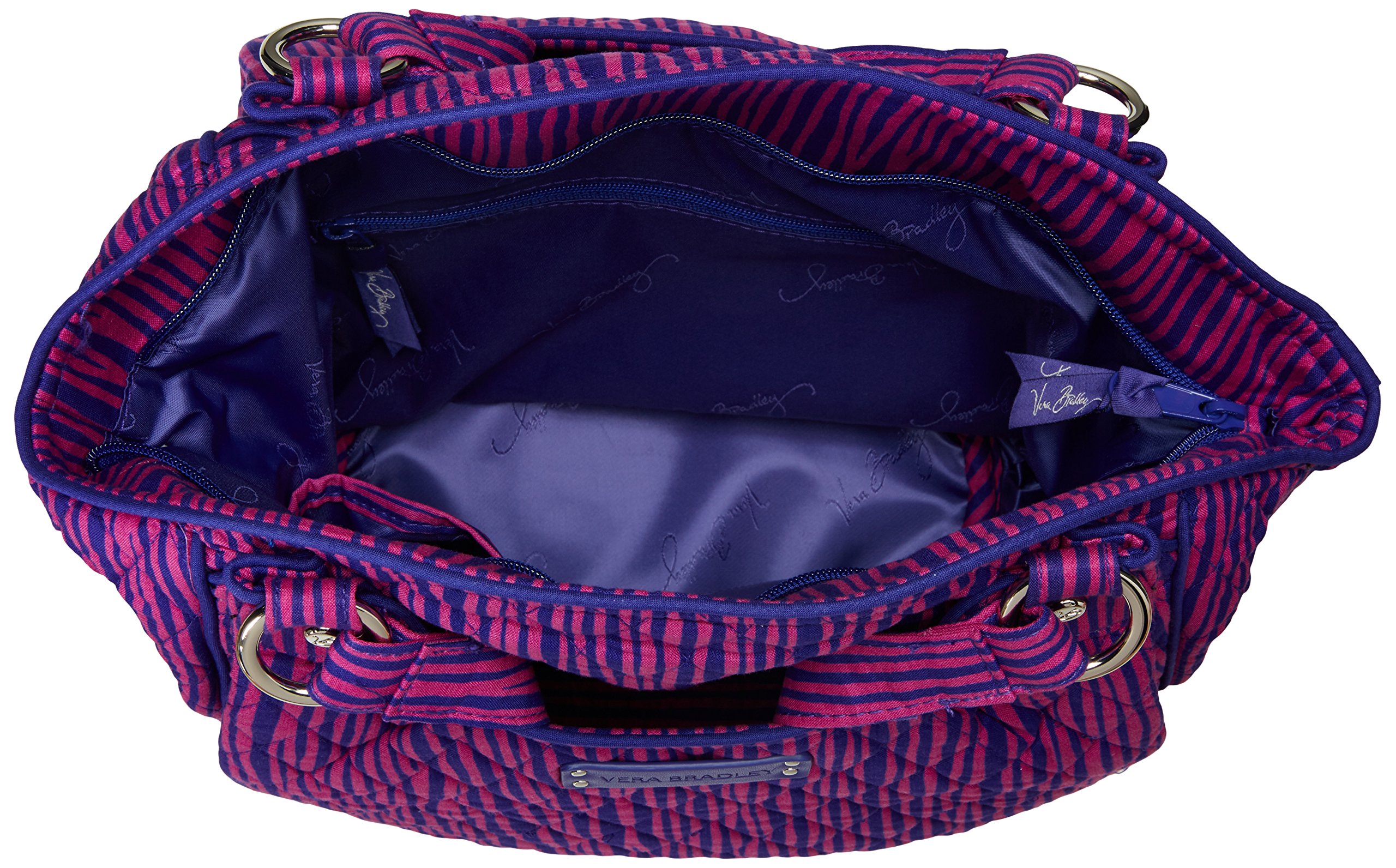 Vera Bradley Women's Glenna Impressionista Stripe Handbag, 12x5x10