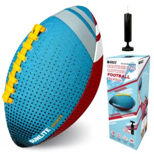 sunlite sports waterproof football, outdoor play, pool beach lake park water toy, for kids children teens adults