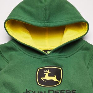 John Deere boys Trademark Fleece Green Child Hoodie Hooded Sweatshirt, Green, 6-7 Years US