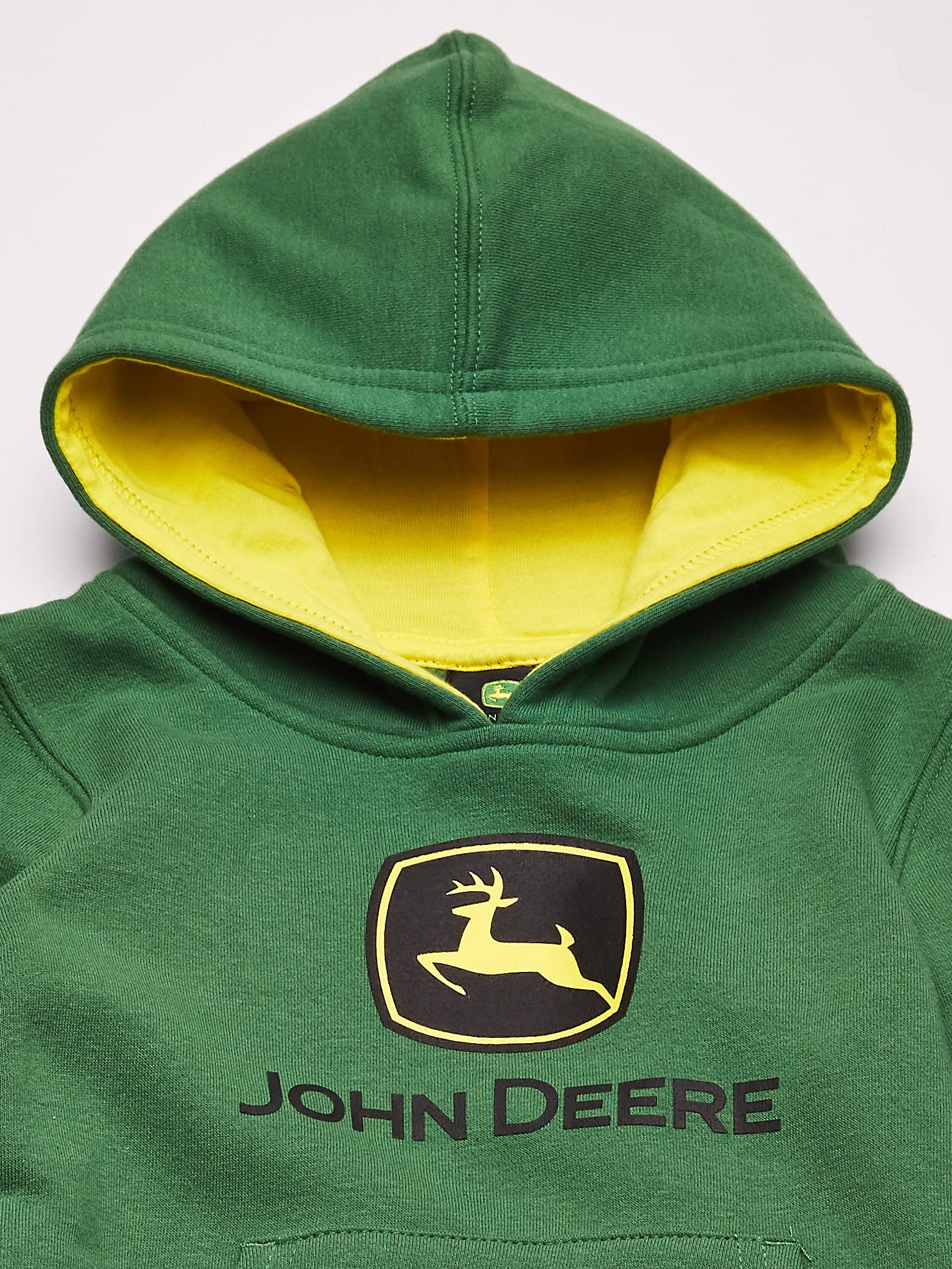 John Deere boys Trademark Fleece Green Child Hoodie Hooded Sweatshirt, Green, 6-7 Years US