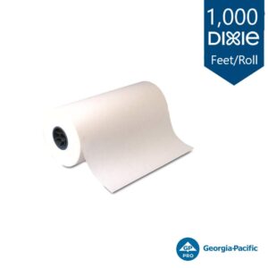 Georgia-Pacific Dixie 24" Width x 1,000' Length, Heavy-Weight Freezer Paper by PRO , Super Loxol, SUPLOX24, White, (Case of 1 Roll)