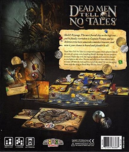 Minion Games Renegade Game Studios Dead Men Tell No Tales Strategy Boxed Board Game Ages 12 & Up for 2-5 Players 60-75 minutes playing time