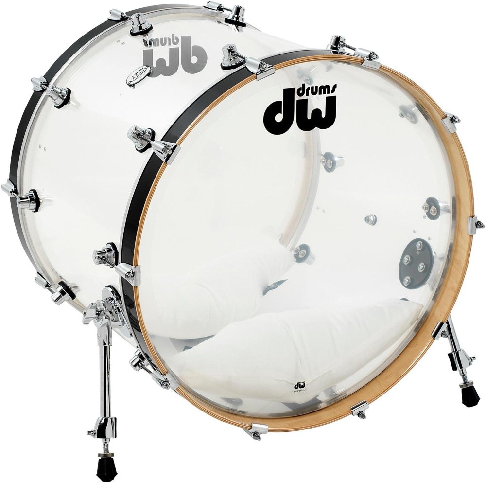 DW Bass Drum, Acrylic (DDAC1822KKCL)