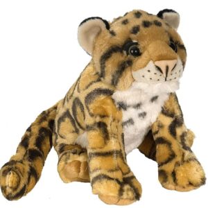 Wild Republic Clouded Leopard Plush, Stuffed Animal, Plush Toy, Gifts for Kids, Cuddlekins 12 Inches