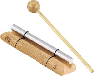 energy chime with mallet for meditation, sound healing, yoga and classrooms — long resonance pure tone