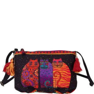 laurel burch feline friends crossbody