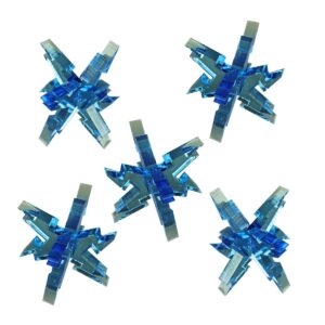 litko space fighter marker tokens | compatible with star wars: x-wing | ion | energy | stress | focus | evade | critical damage | barrel roll | 5 pack (fluorescent blue ion marker)