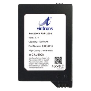 vintrons psp-s110 replacement battery for sony psp-3004