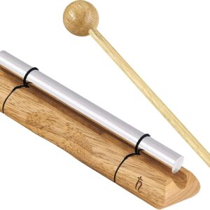 Energy Chime with Mallet For Meditation, Sound Healing, Yoga and Classrooms — Long Resonance Pure Tone