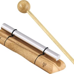 Energy Chime with Mallet For Meditation, Sound Healing, Yoga and Classrooms — Long Resonance Pure Tone