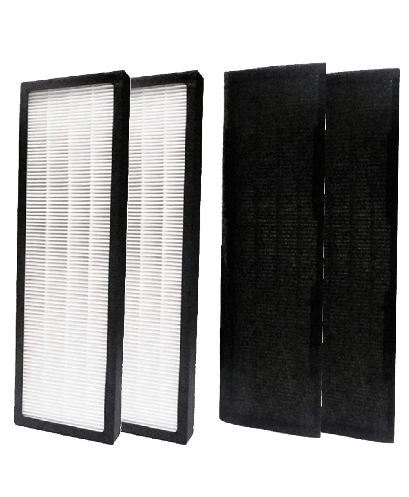 Nispira True HEPA Filter B FLT4825 Replacement For GermGuardian Air Purifier AC4825 AC4825E AC4825DL AC4825DLX AC4850PT AC4900CA AC4900ca AC4850PT AC4820 Pure Guardian AP2200CA Black Decker, 2 Pks