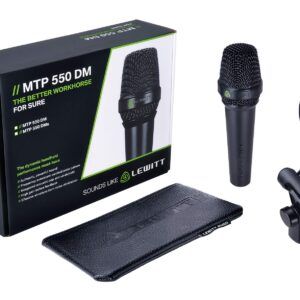 MTP550DM Dynamic Handheld Microphone, Cardioid Pattern, Microphone Clip