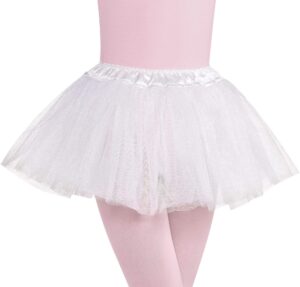 amscan child tulle white, 1 pc tutu skirt, children size