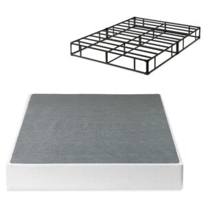 zinus 9 inch metal smart box spring, mattress foundation, strong metal frame, easy assembly, california king