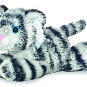 Aurora Bundle of 2 Plush Animals - 8" Tanya Tiger and Shazam White Tiger