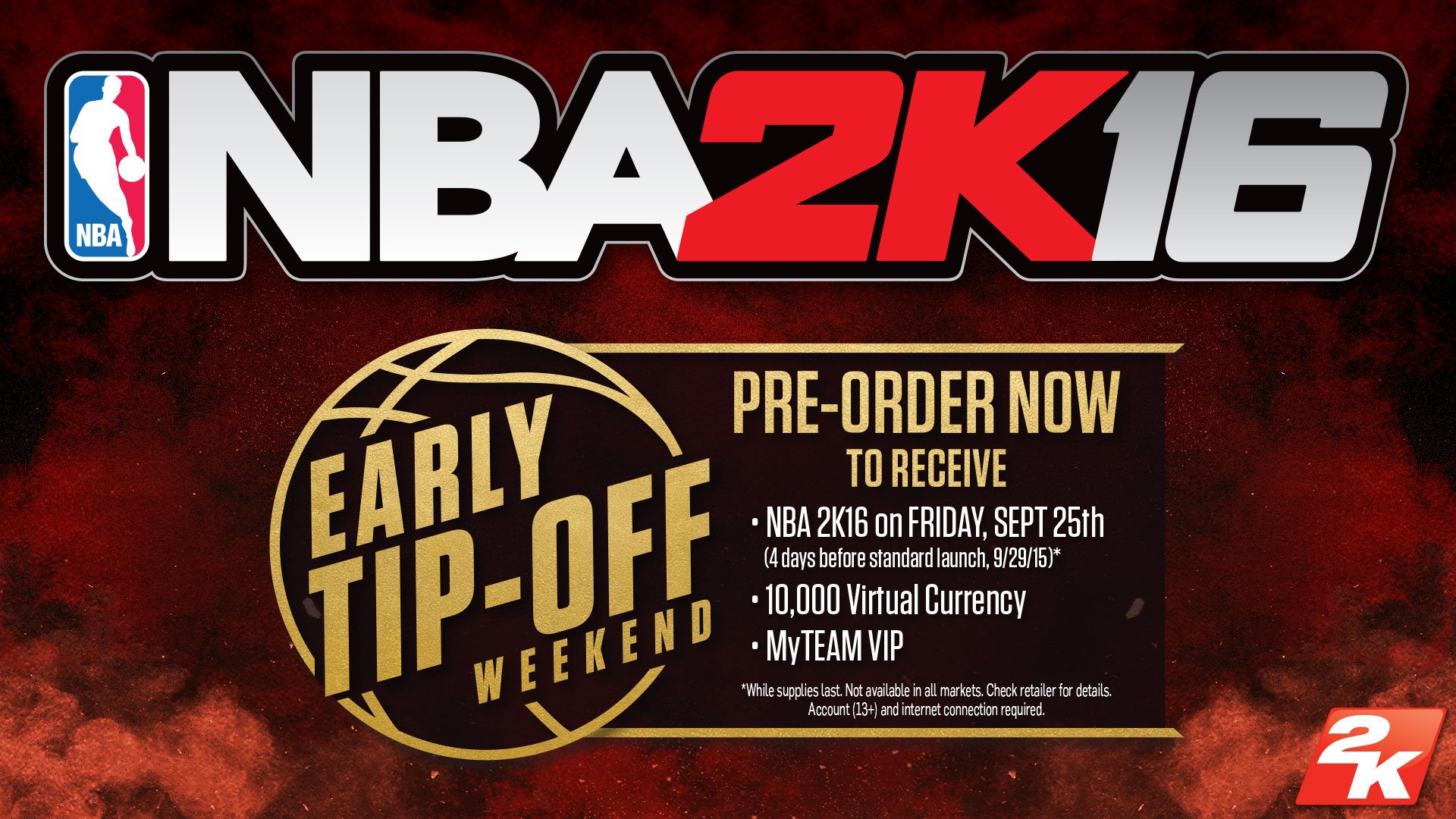 NBA 2K16 : Early Tip-off Edition - Xbox 360