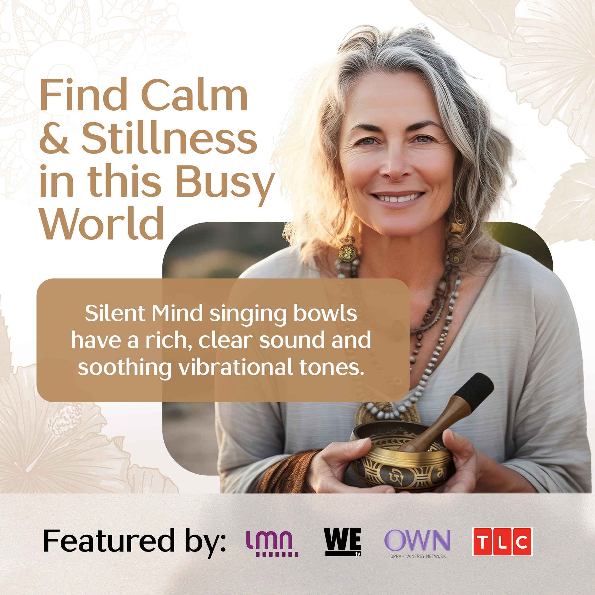 Tibetan Singing Bowl Set – Authentic Hand-Tuned Sound Bowl for Meditation – Complete Meditation Bowl Kit with Cushion, Mallet & Guide – Perfect Tibetan Bell for Yoga, Relaxation, & Sound Healing