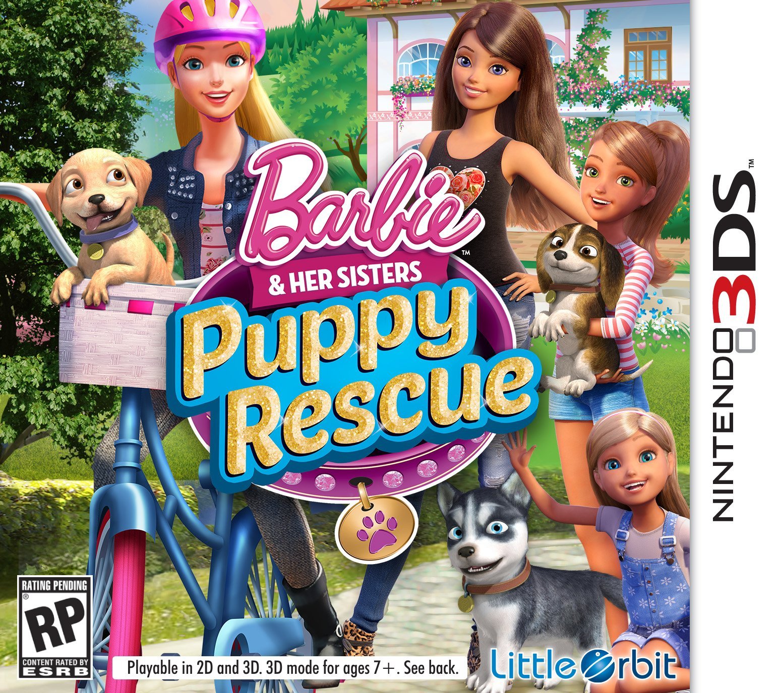 Barbie and Her Sisters: Puppy Rescue 3DS - Nintendo 3DS