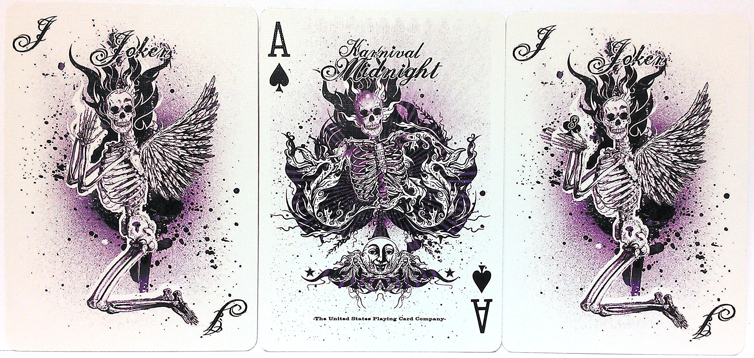 Limited Edition Karnival Midnight Purple Deck Playing Cards by Bicycle