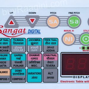 Electronic Tanpura, Sangat Electronic Tanpura - with Tabla, Pakhawaj Dholak and Duff, by Sound Labs, Bag, Instruction Manual, Power Cord, Digital Tambura Sampler (PDI-DBF)