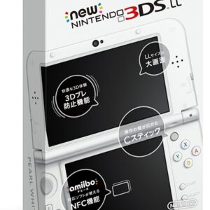 New Nintendo 3DS LL Pearl White (Japanese Imported Version - only plays Japanese version games)