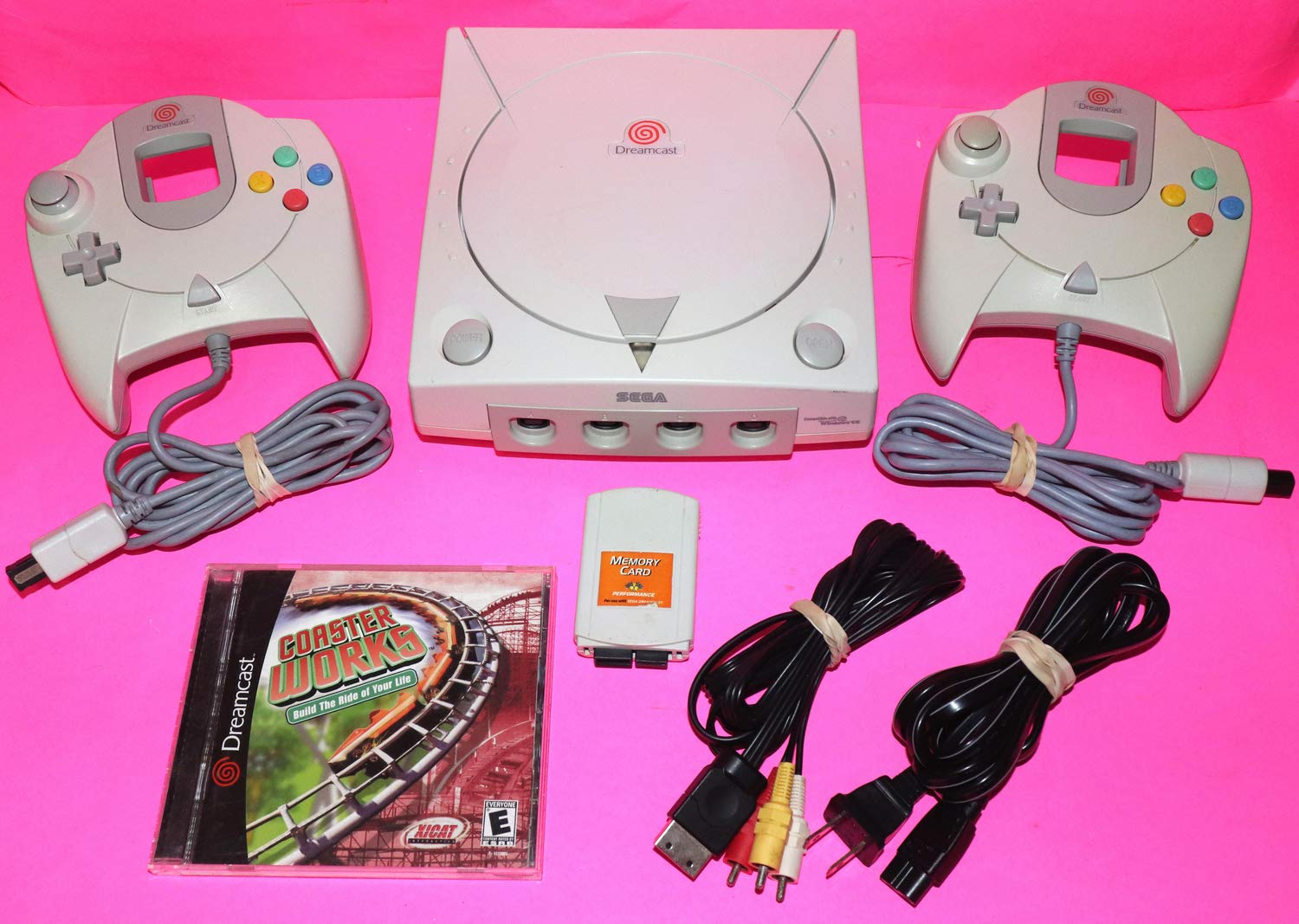 Sega Dreamcast White Console System