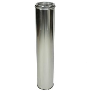 6" x 39" Class A, All Fuel, Double Wall, Insulated, Stainless Steel "Chimney Pipe" 6" Dia. x 39" Length