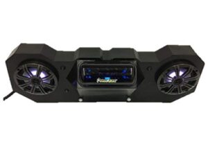 sd 4bbt2rgb -polaris rzr stereo system bt utv side by side (2-6.5" marine speakers)