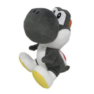 little buddy 1392 super mario bros all star collection 7" black yoshi plush