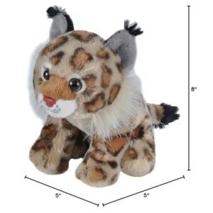 Wild Republic Bobcat Plush, Stuffed Animal, Plush Toy, Gifts for Kids, Cuddlekins, 8 Inches,Multi