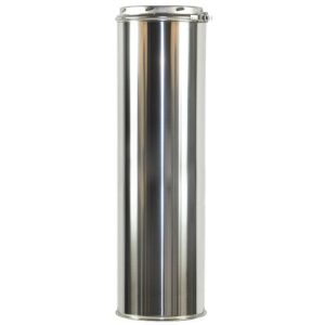 6" x 24" class a, all fuel, double wall, insulated, stainless steel "chimney pipe" 6" dia. x 24" length