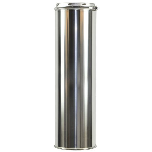 6" x 24" Class A, All Fuel, Double Wall, Insulated, Stainless Steel "Chimney Pipe" 6" Dia. x 24" Length