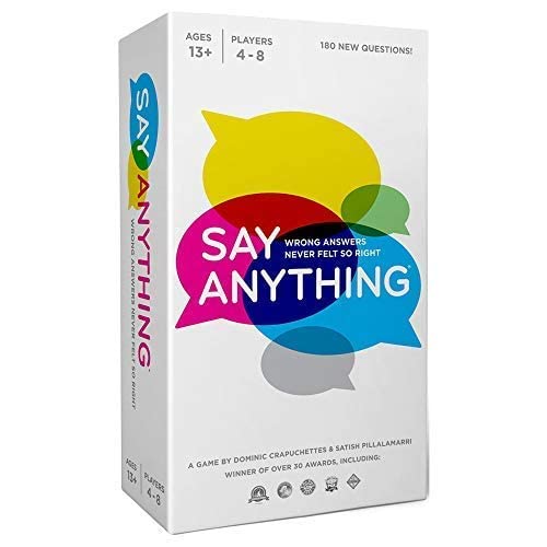 Say Anything: 10th Anniversary–A Board Game by North Star Games 4-8 Players–Board Games for Family 30 Mins of Gameplay–Games for Family Game Night–for Kids and Adults Ages 13+ - English Version