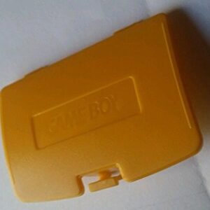 Gametown Battery Door Cover Repair Replacement for Nintendo Gameboy Color GBC Console Color Yellow