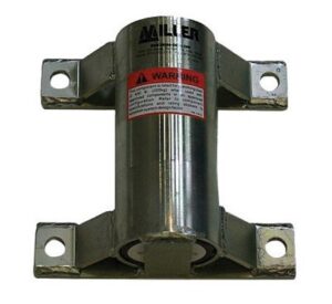 miller dh8ss by honeywell durahoist confined space wall pvc and steel mounting sleeve with pvc sleeve liner (1/ea)