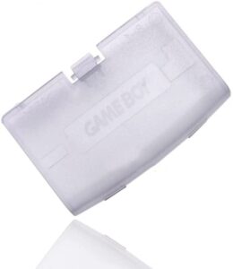 gametown battery door cover repair replacement for game boy advance color gba console color clear