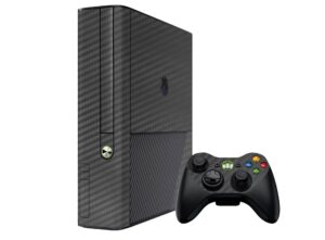 3d carbon fiber gun metal gray - air release vinyl decal mod skin kit by system skins - compatible with microsoft xbox 360e