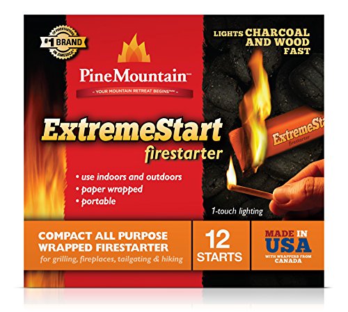 Pine Mountain Firestarters ExtremeStart, 12 Wrapped Fire Starters by Pine Mountain