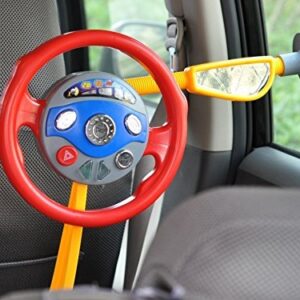 PowerTRC Electronic Backseat Driver Toy | Kids Driving Wheel | Car Toys | Pretend Driving Kids Toy