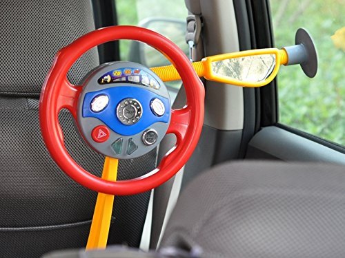 PowerTRC Electronic Backseat Driver Toy | Kids Driving Wheel | Car Toys | Pretend Driving Kids Toy