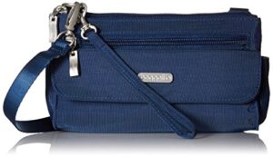 baggallini plaza travel mini crossbody bag, pacific, one size