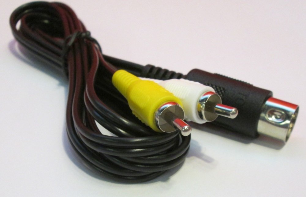 RCA AV Cable for Sega Genesis by Mars Devices