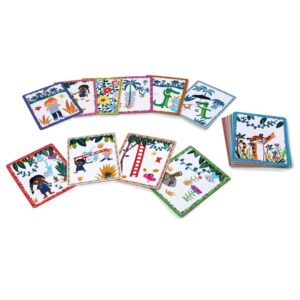 eeBoo: Create a Story Cards, Tell Me a Story, Volcano Island, 36 Cards Included in The Set, Encourages Imagination, Creativity and Story-Telling, for Ages 3 and up