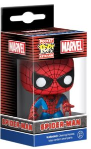 funko pop keychain: marvel - spider-man action figure