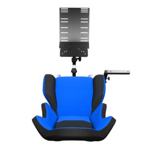 OpenWheeler Advanced Racing Seat Driving Simulator Gaming Chair with Gear Shifter Mount Blue