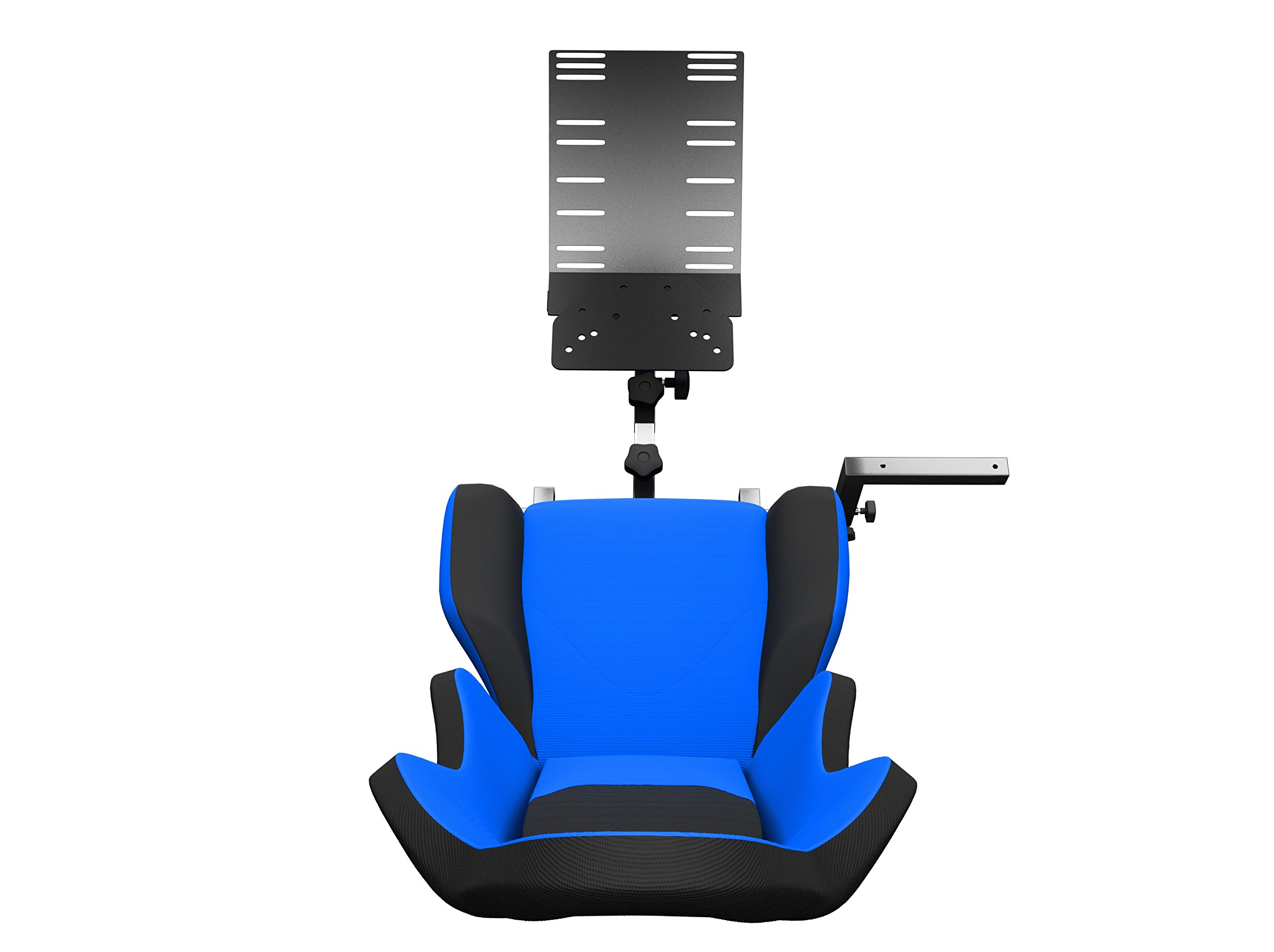 OpenWheeler Advanced Racing Seat Driving Simulator Gaming Chair with Gear Shifter Mount Blue